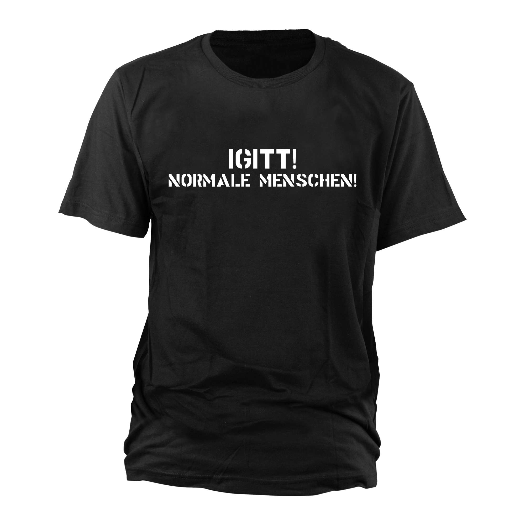Igitt! Normale Menschen! T-Shirt schwarz Baumwolle | Verwegen dagegen
